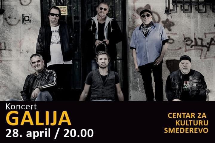Koncert grupe "Galija" u Velikoj dvorani CZK Smederevo - RTV Jasenica